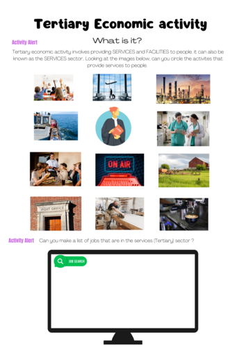 Tertiary Economic Activity | Teaching Resources