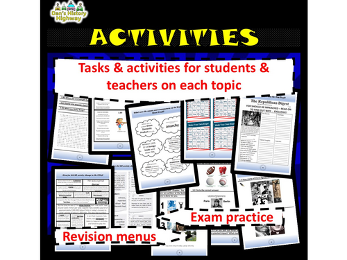 USA 1919-41 IGCSE Student Workbook | Teaching Resources