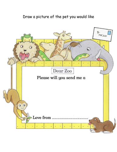 Dear Zoo Literacy pack | Teaching Resources