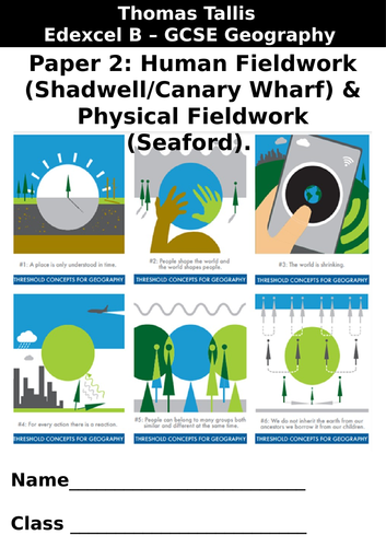 Edexcel B GCSE Geography Fieldwork Revision Booklet | Teaching Resources