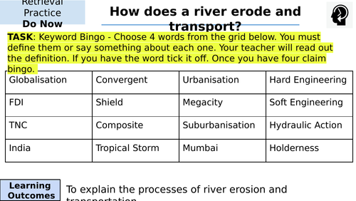 Edexcel B GCSE Geography Rivers Lessons | Teaching Resources