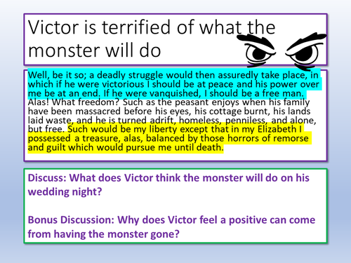 Frankenstein Chapter 22 | Teaching Resources