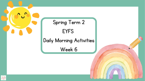 EYFS Early Morning Activities Powerpoint. Editable | Teaching Resources