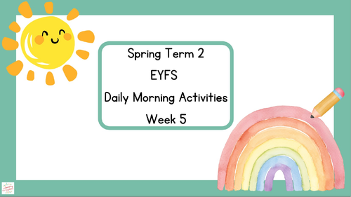 EYFS Early Morning Activities Powerpoint. Editable | Teaching Resources