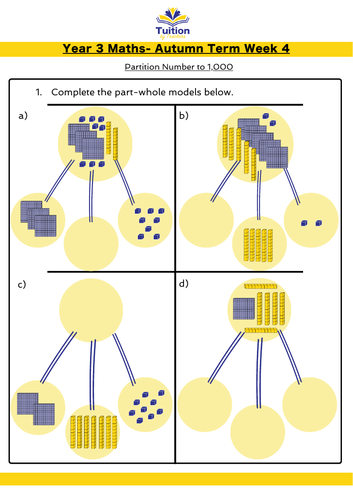 Year 3 - Representing Numbers 1,000 2 | Teaching Resources