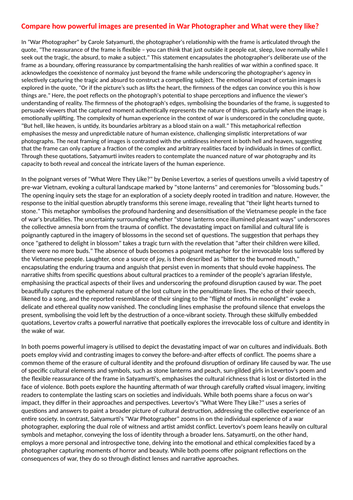 What were they like? Revision Sheet | Teaching Resources