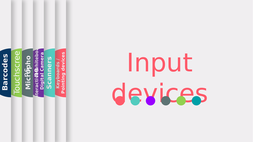 Input devices | Teaching Resources