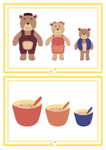 Goldilocks and the Three Bears Story Telling Cards | Teaching Resources