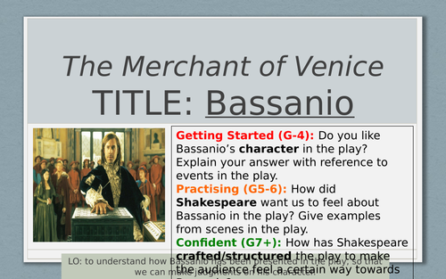 The Merchant of Venice Unit KS4 | Teaching Resources