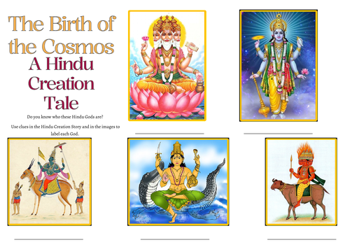 Hindu Creation Reading Comprehension | Teaching Resources