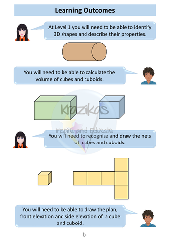 Level 1 Functional Skills Maths - 3 D Shapes - Workbook | Teaching ...