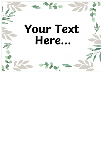 Read Write Inc Botanical Fred Talk and Fred Fingers Display Posters ...