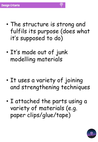 KS1 Strong Structures - Design and Technology Unit - 6 Lessons ...
