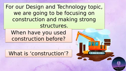 KS1 Strong Structures - Design and Technology Unit - 6 Lessons ...