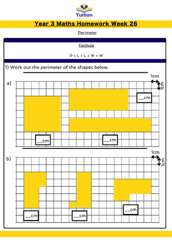 Year 3- Measure and Calculate Perimeter | Teaching Resources