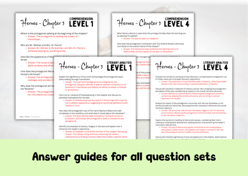 Comprehension and Analysis Questions for Chapter 3 of Robert Cormier's ...