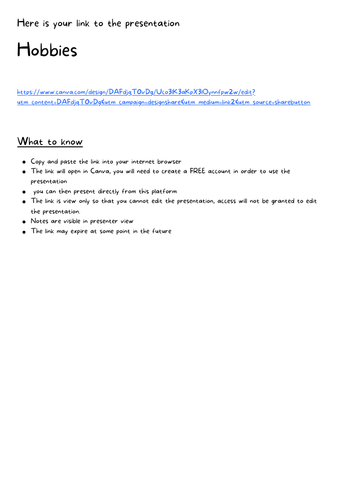 Hobbies lesson ESL young learners | Teaching Resources