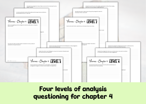 Comprehension and Analysis Questions for Chapter 4 of Robert Cormier's ...