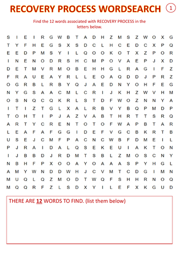 AQA GCSE PE RECOVERY PROCESS WORDSEARCHS | Teaching Resources