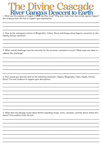 River Ganges Reading Passages | Teaching Resources