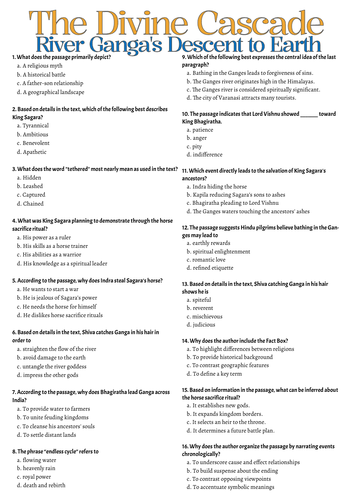 River Ganges Reading Passages | Teaching Resources