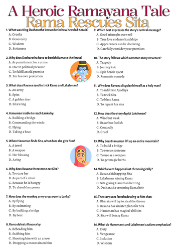 Rama and Sita - Ramayana - Reading | Teaching Resources