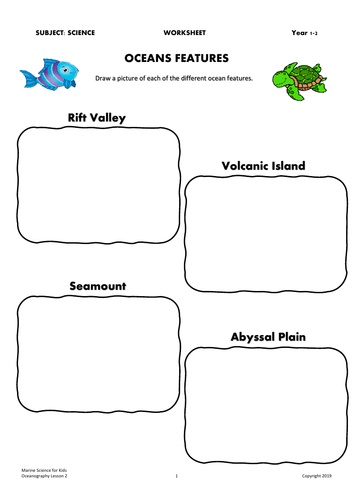 8 Ocean Lessons for Kids (Complete set for ages 5+): Marine Biology ...