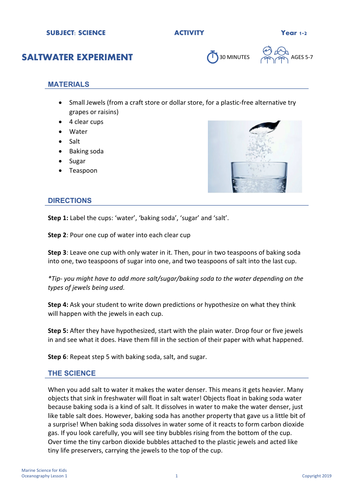 8 Ocean Lessons for Kids (Complete set for ages 5+): Marine Biology ...