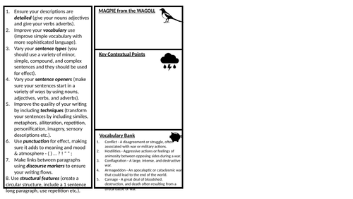 Crafting Writing Guide | Teaching Resources