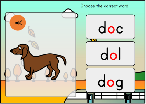 The Ultimate Phonics Word Builder Game: Short 'O' Multiple Choice ...