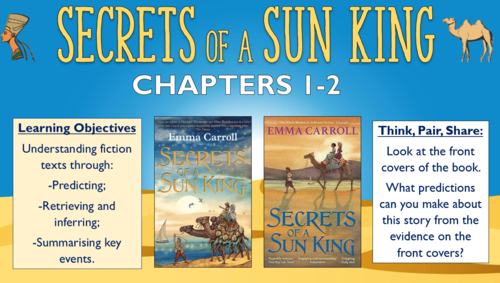 Secrets of a Sun King - Chapters 1 and 2 - Double Lesson! | Teaching ...