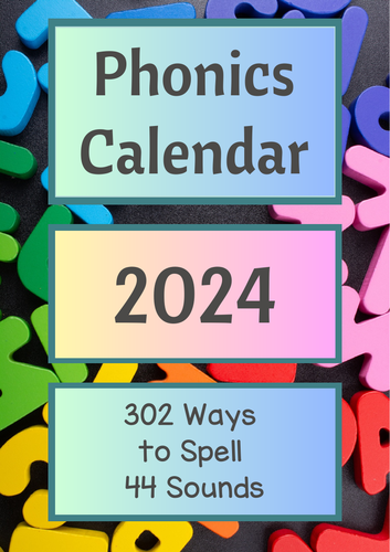 Printable Teachers Calendar 2024 Homeschool Planner Year Long Phonics ...
