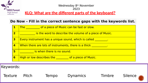 Year 7 Music - Entire Year of PowerPoint Lessons | Teaching Resources