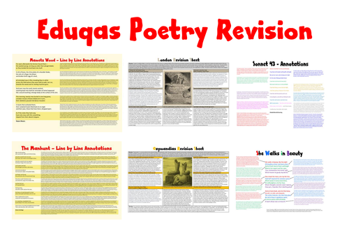Eduqas Poetry Revision | Teaching Resources