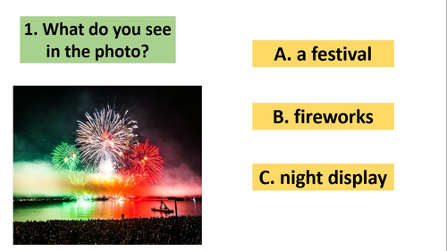 ESL Traditions and Festivals Quiz | Teaching Resources