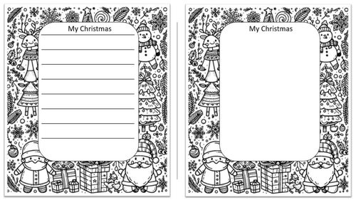 Writing about My Christmas | Teaching Resources