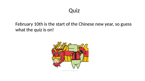 China Chinese New Year 2024 | Teaching Resources