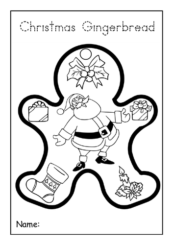 Christmas Gingerbread Men Decorations | Teaching Resources