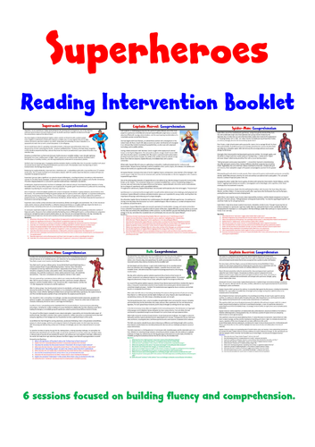 Reading Intervention Booklet | Teaching Resources