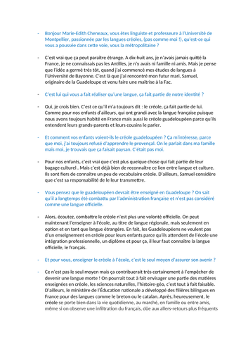 French IB-Identités-Langues-Listening-Higher Level | Teaching Resources