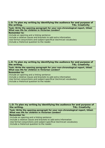 NCR Writing unit based on Street Child by Berlie Doherty | Teaching ...