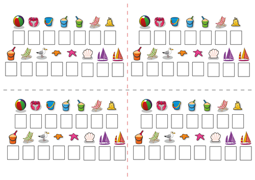 EARLY YEARS MATHS - COUNTING UP TO 10 - AT THE BEACH | Teaching Resources