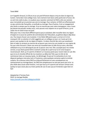 IB French B Listening- Organisation sociale-Relationships | Teaching ...