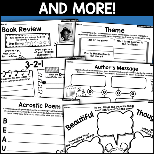 Something Beautiful Interactive Read-Aloud Book Companion Activities ...