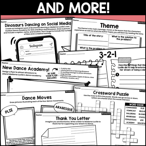 Brontorina! by James Howe Interactive Read-Aloud Activities | Teaching ...