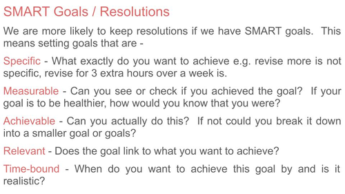 New Year, Resolutions & Goal Setting | Teaching Resources
