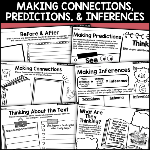 All for Me and None for All Interactive Read-Aloud Book Companion ...