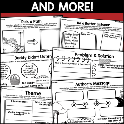 Listen Buddy Interactive Read-Aloud Book Companion Activities for IRA ...