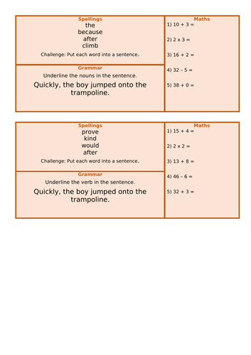 Year 2, morning starter tasks and powerpoint | Teaching Resources