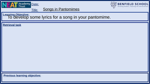 DRAMA - Pantomime | Teaching Resources